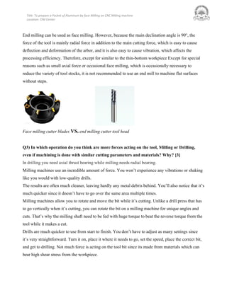 (me81056) face milling on cnc machine | PDF | Woodworking | Arts and Crafts