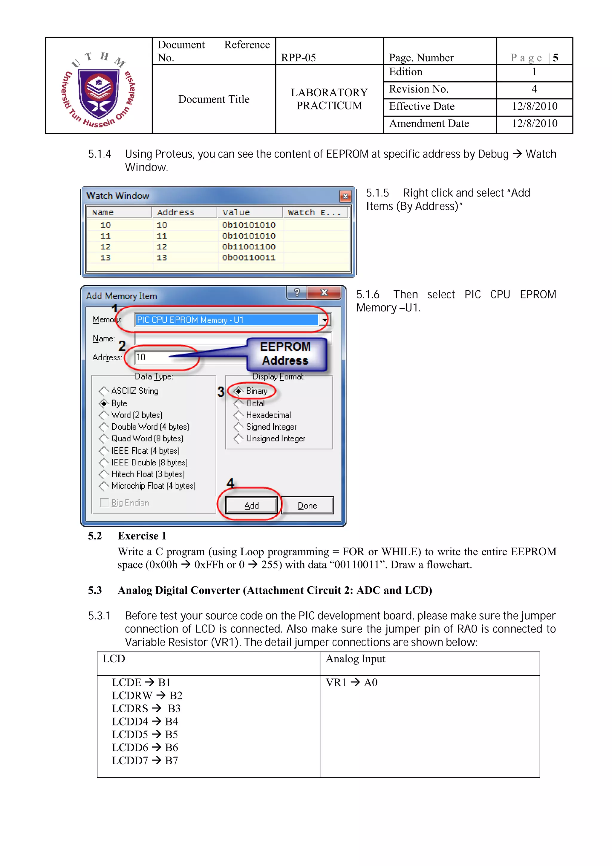 Lab 6 microcontroller | PDF