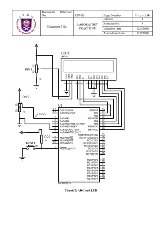 Lab 6 microcontroller | PDF