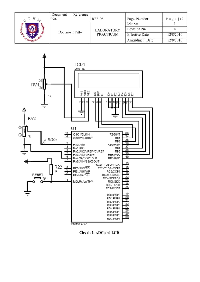 Lab 6 microcontroller | PDF