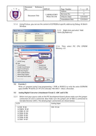 Lab 6 microcontroller | PDF