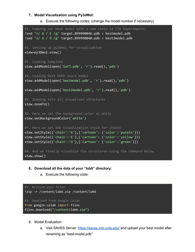 Protein Modeling using MODELLER | PDF