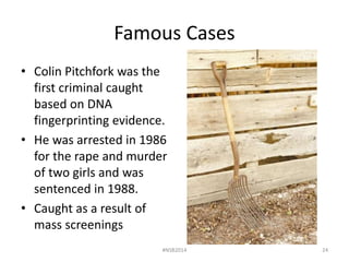 Lab 7 dna fingerprinting and gel electrophoresis fall 2014 | PPTX