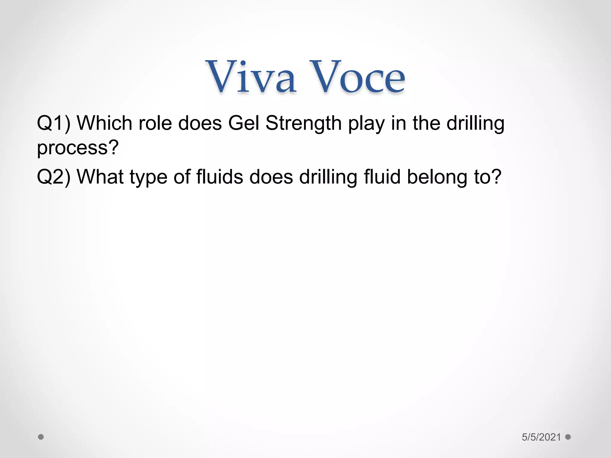 Lab 7 measurement of gel strength of drilling mud sample by rheometer ...