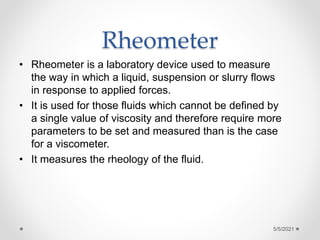 Lab 7 measurement of gel strength of drilling mud sample by rheometer ...