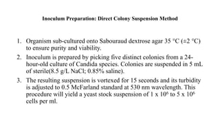 Antifungal Testing | PPTX