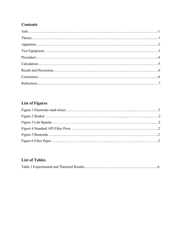 Drilling Lab - Mud Filtration | PDF