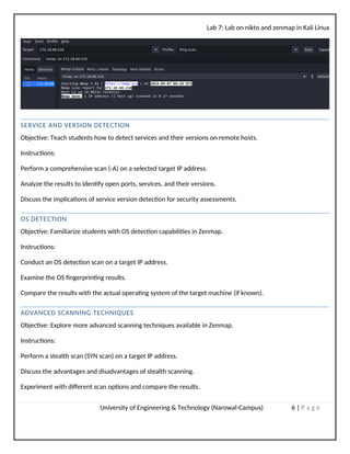 Lab 7 manual.docx Of Information security for students | PDF
