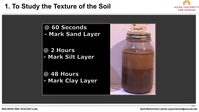 Soil Analysis | PDF | Geography | Science