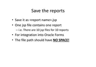 Database reports generation(database) | PDF