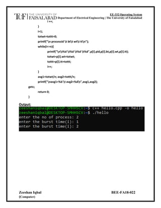Introduction to shortest job first scheduling | PDF