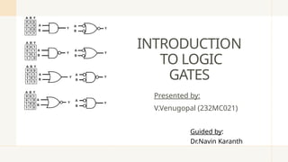introduction to logic gates with half adder | PPT