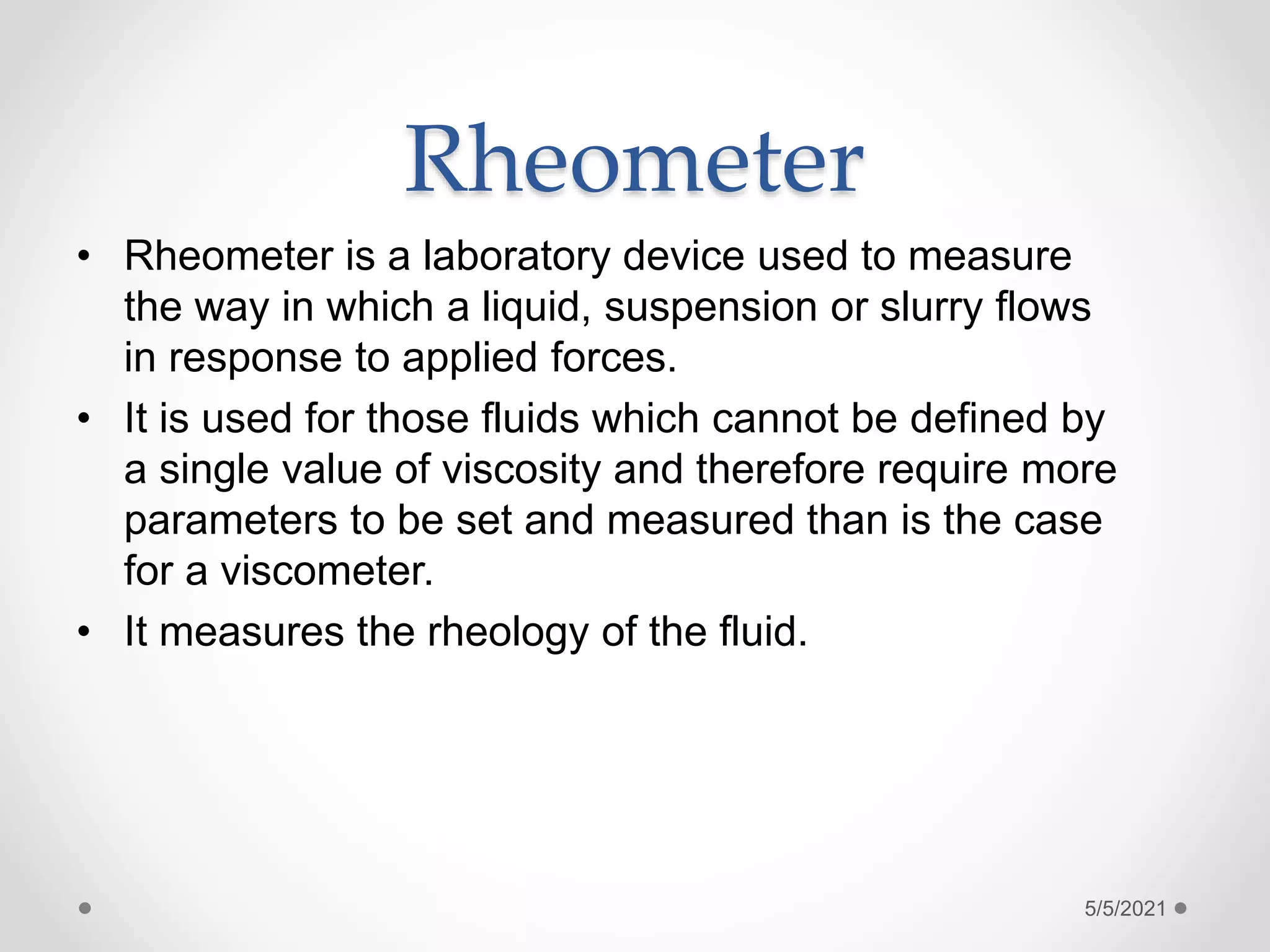 Lab 8 measurement of yield point of drilling mud sample using rheometer ...