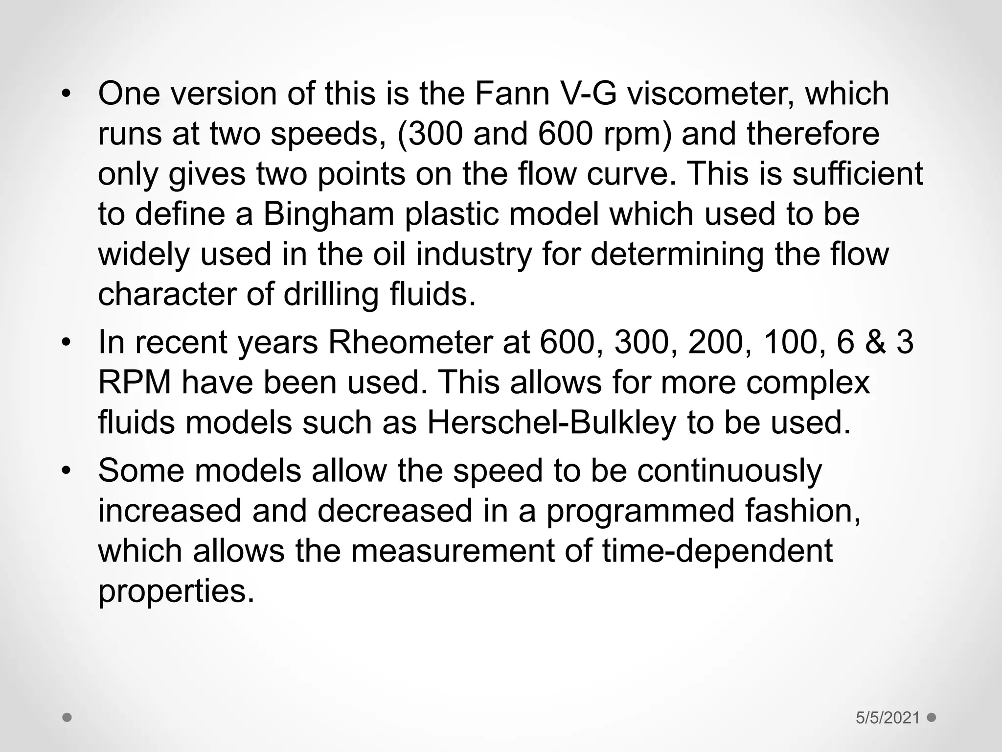 Lab 8 measurement of yield point of drilling mud sample using rheometer ...