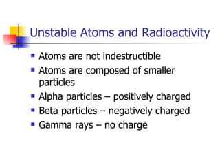 Lab 9 atomic structure | PPT