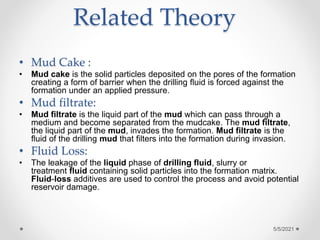 Lab 9 measurement of filtrate loss and mud cake thickness of drilling ...