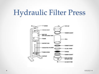 Lab 9 measurement of filtrate loss and mud cake thickness of drilling ...