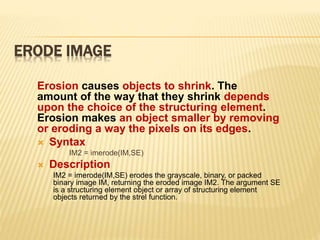 Digital Image Processing (Lab 09 and 10) | PPTX | Photo Editing Software | Computer Software and ...
