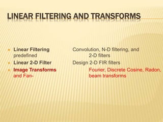 Digital Image Processing (Lab 09 and 10) | PPTX | Photo Editing ...