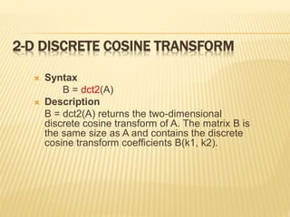 Digital Image Processing (Lab 09 and 10) | PPTX | Photo Editing ...