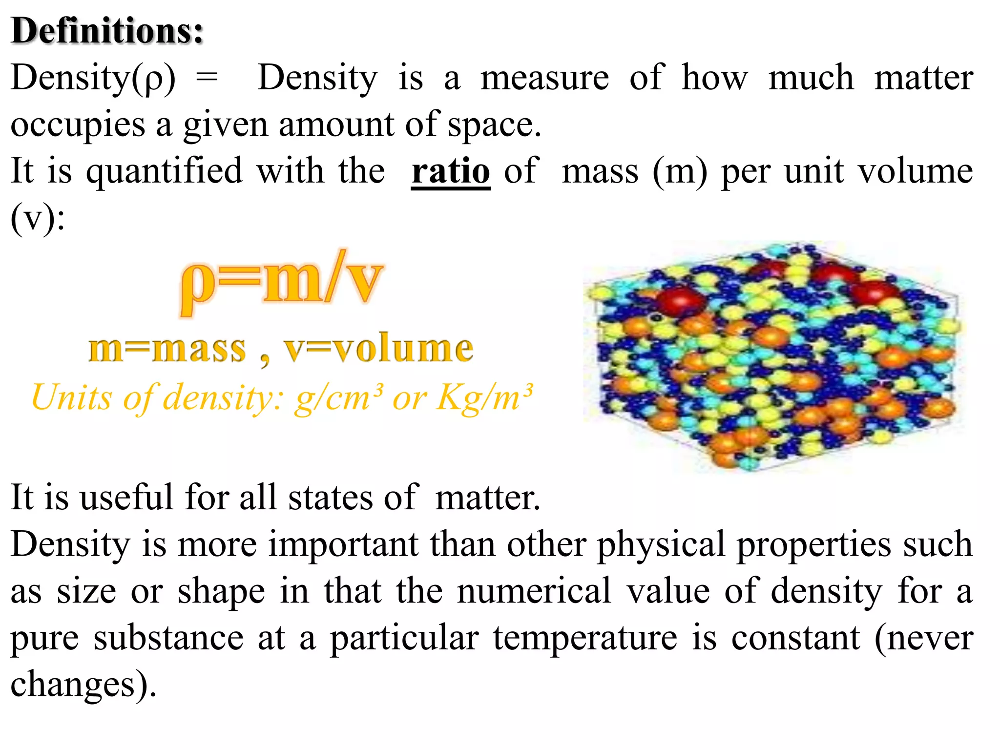 density physical pharmacy lab | PPTX