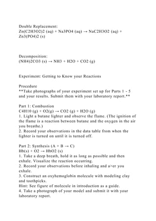 Lab 9 Chemical Reactions IIPre-lab Questions1. What is a limi.docx