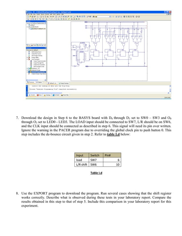 Lab 9 D-Flip Flops: Shift Register and Sequence Counter | PDF