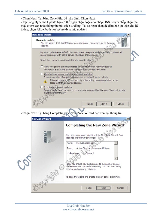 Lab 9 dns server | PDF