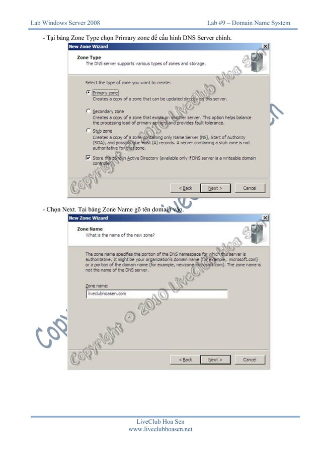 Lab 9 dns server | PDF