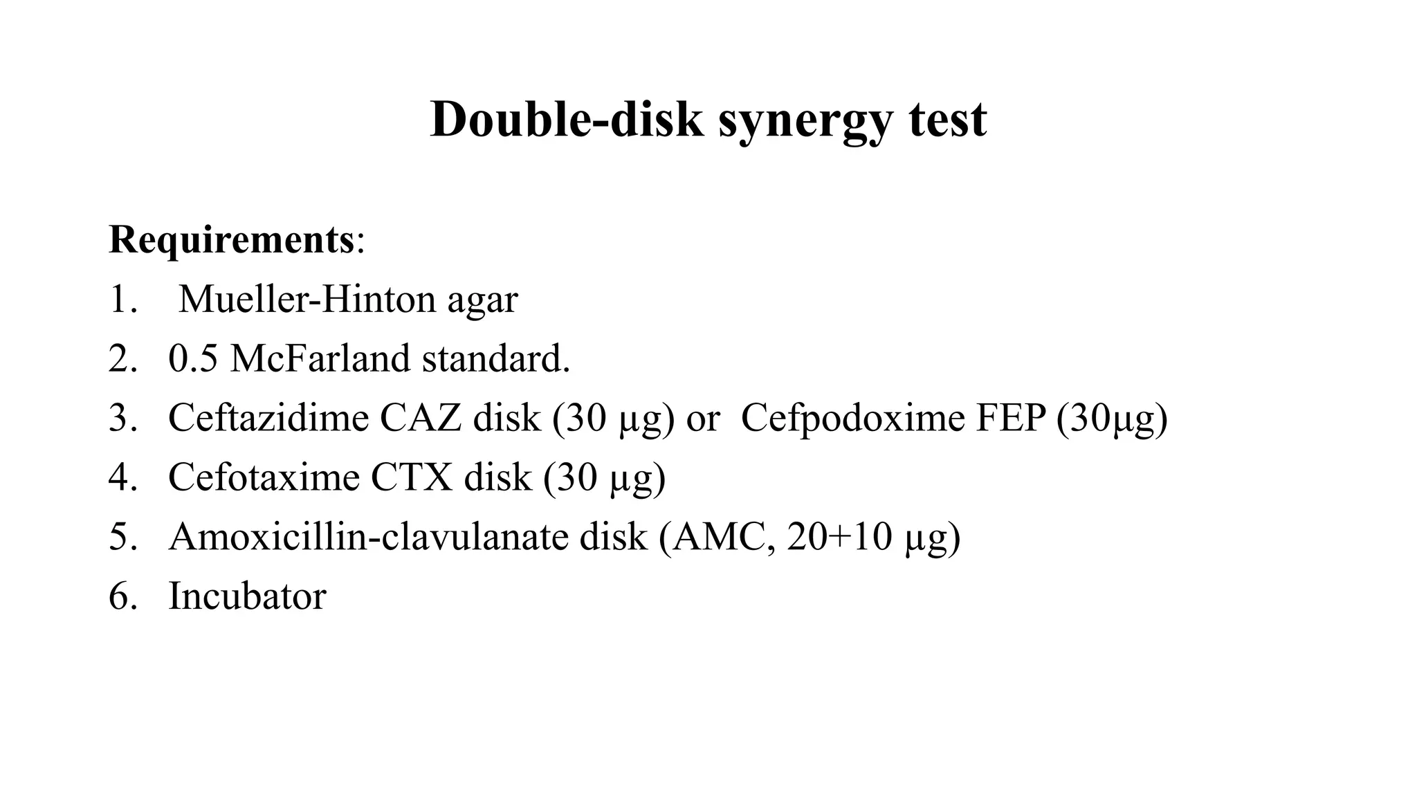 ESBL Detection | PPTX
