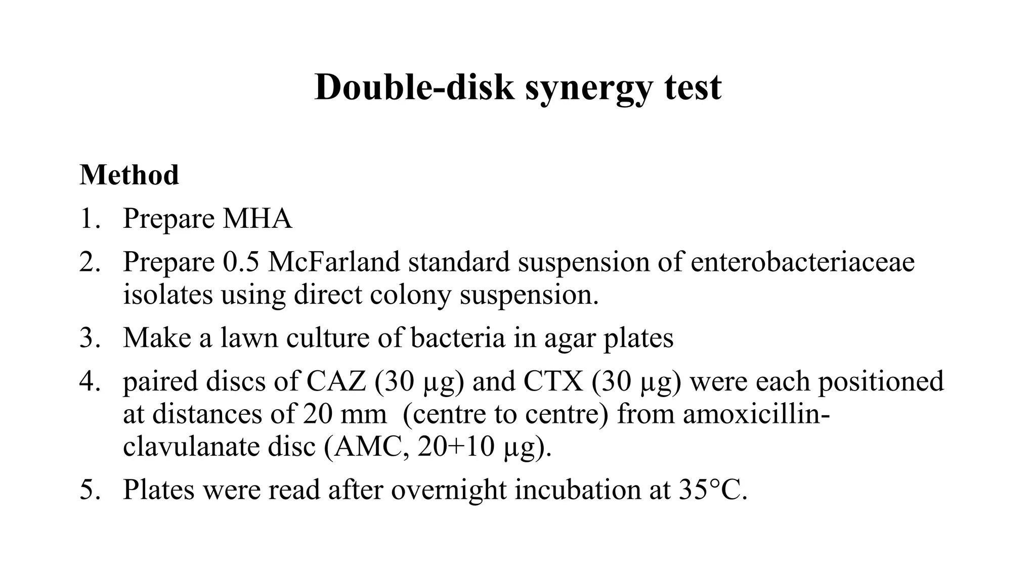 ESBL Detection | PPTX