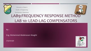 Lab 9 Frequency response lecture file.pdf