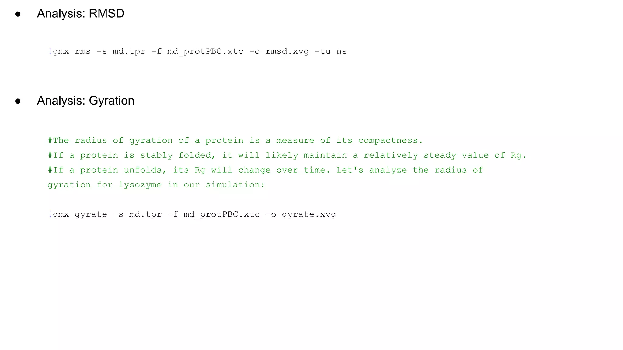 Gromacs - Molecular Dynamics Simulation | PDF