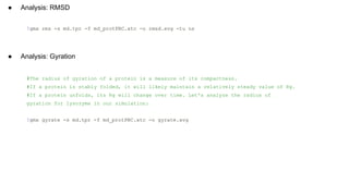 Gromacs - Molecular Dynamics Simulation | PDF