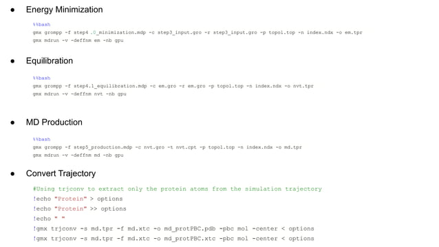 Gromacs - Molecular Dynamics Simulation | PDF | Chemistry | Science