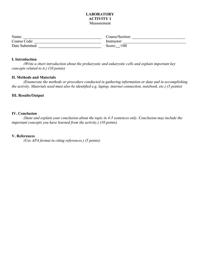 activity worksheet about Measurement.docx