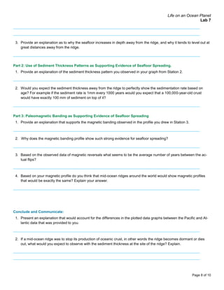 Lab activity 7 plate tectonics | DOCX