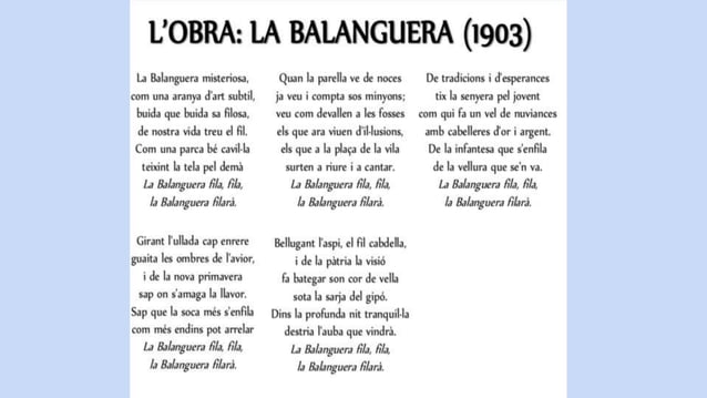 La balanguera | PPT