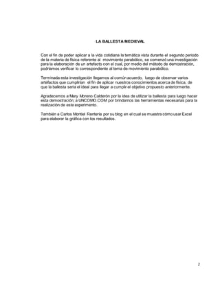 La ballesta medieval. | DOCX