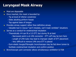 Airway management in the Emergency Department for Trainees | PPTX