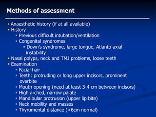 Airway management in the Emergency Department for Trainees | PPTX