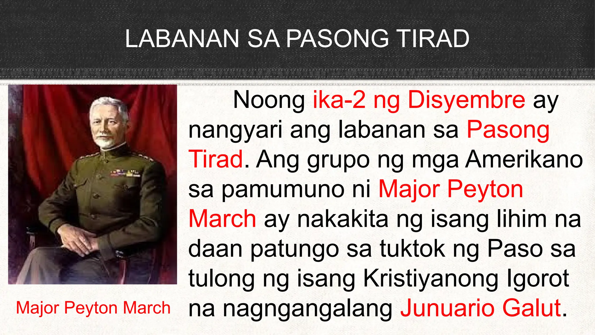 LABANAN SA TIRAD PASS ARALING PANLIPUNAN 6 | PPTX
