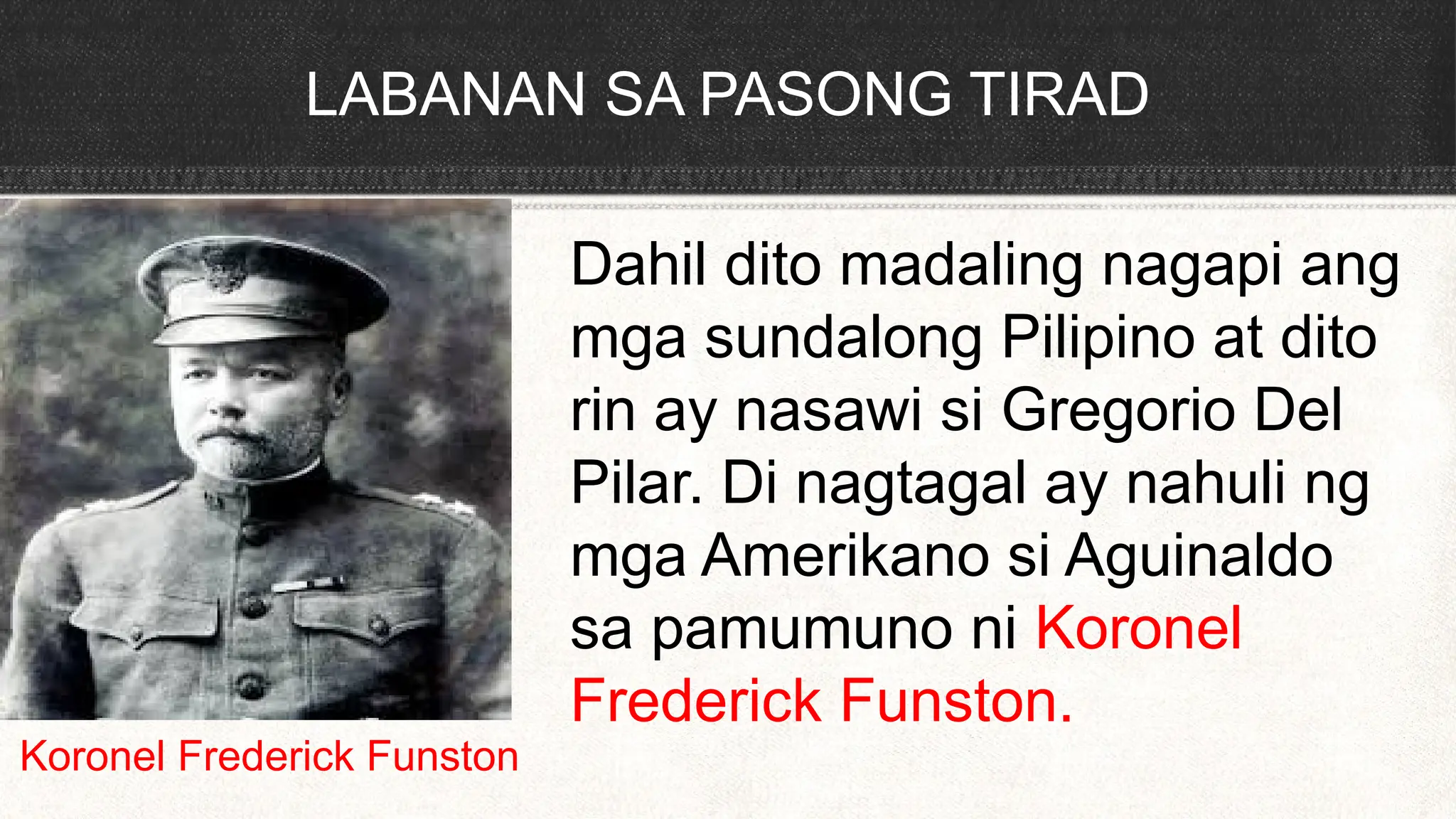LABANAN SA TIRAD PASS ARALING PANLIPUNAN 6 | PPTX