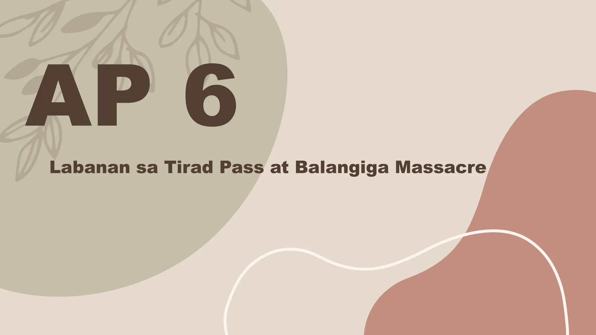 Labanan sa tirad pass at Balangiga Massacre.pptx