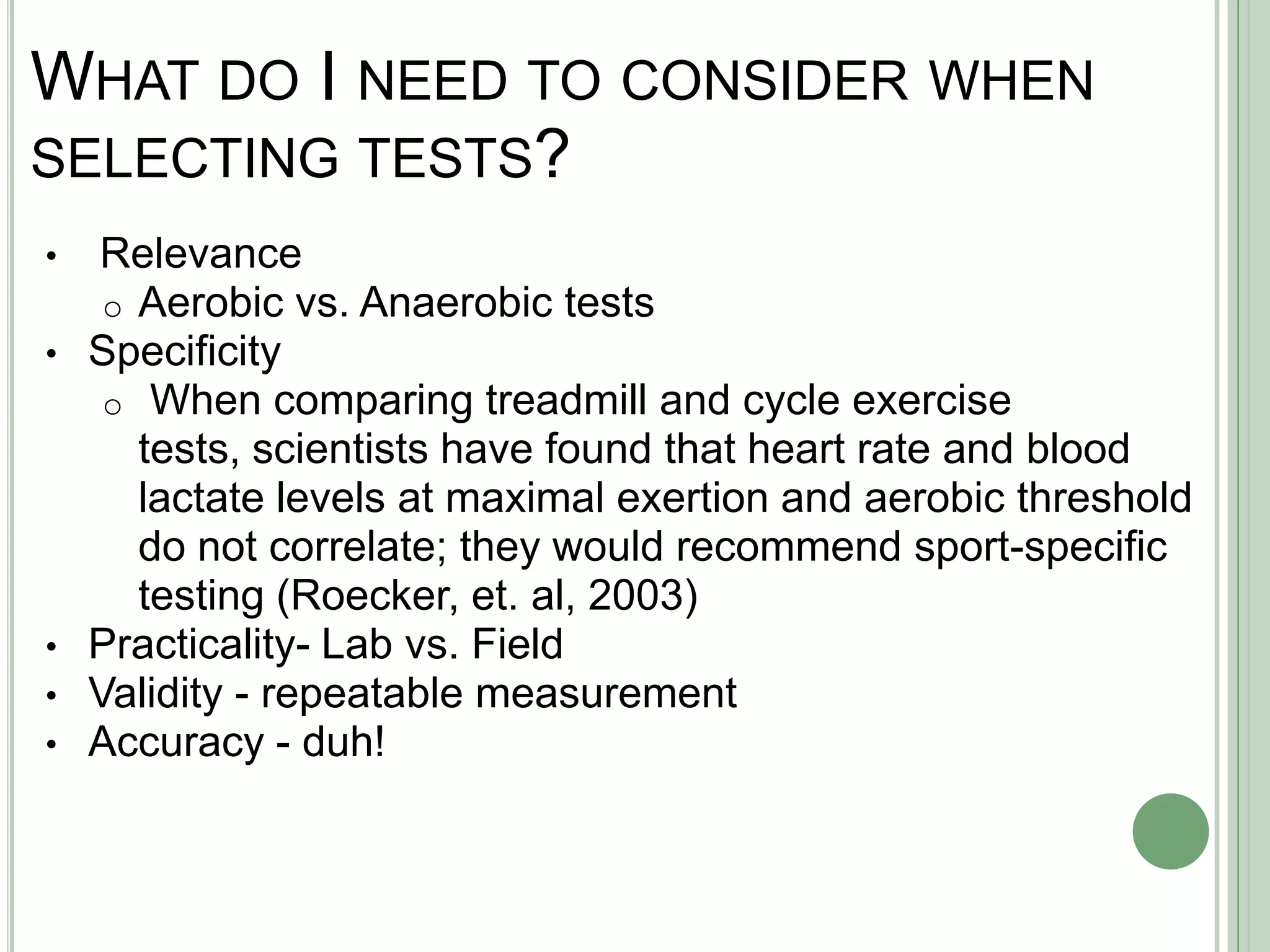Lab and field testing to improve performance | PPTX