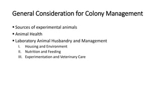 Lab Animal Breeding | PPTX