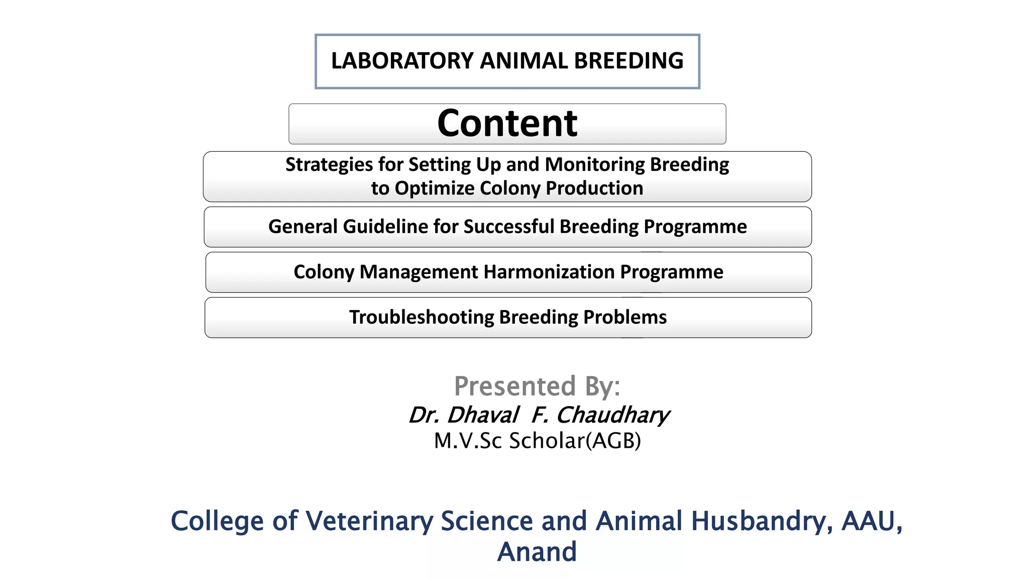 Lab animal breeding (2) | PPTX