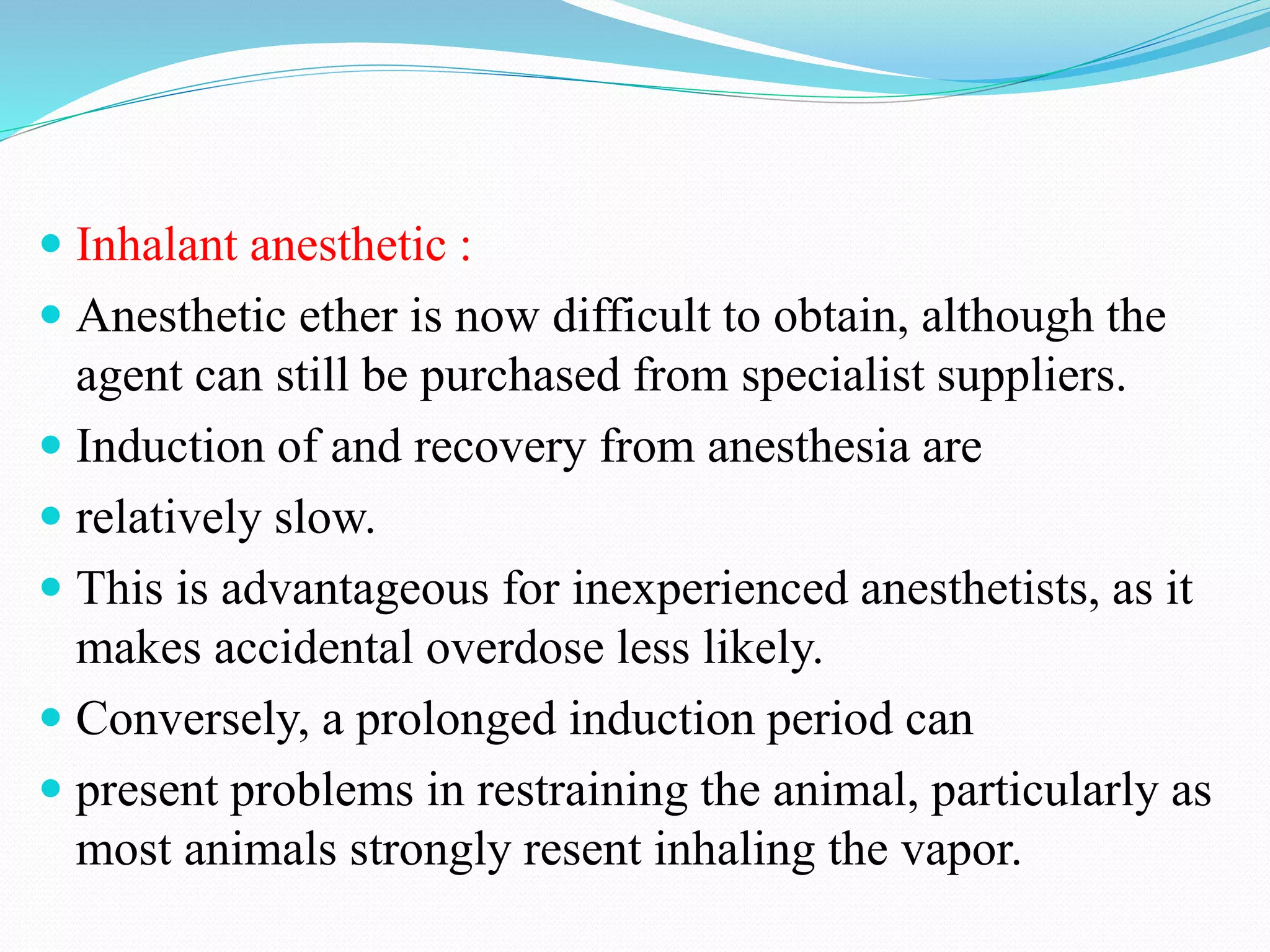 Lab animals anesthesia | PPTX