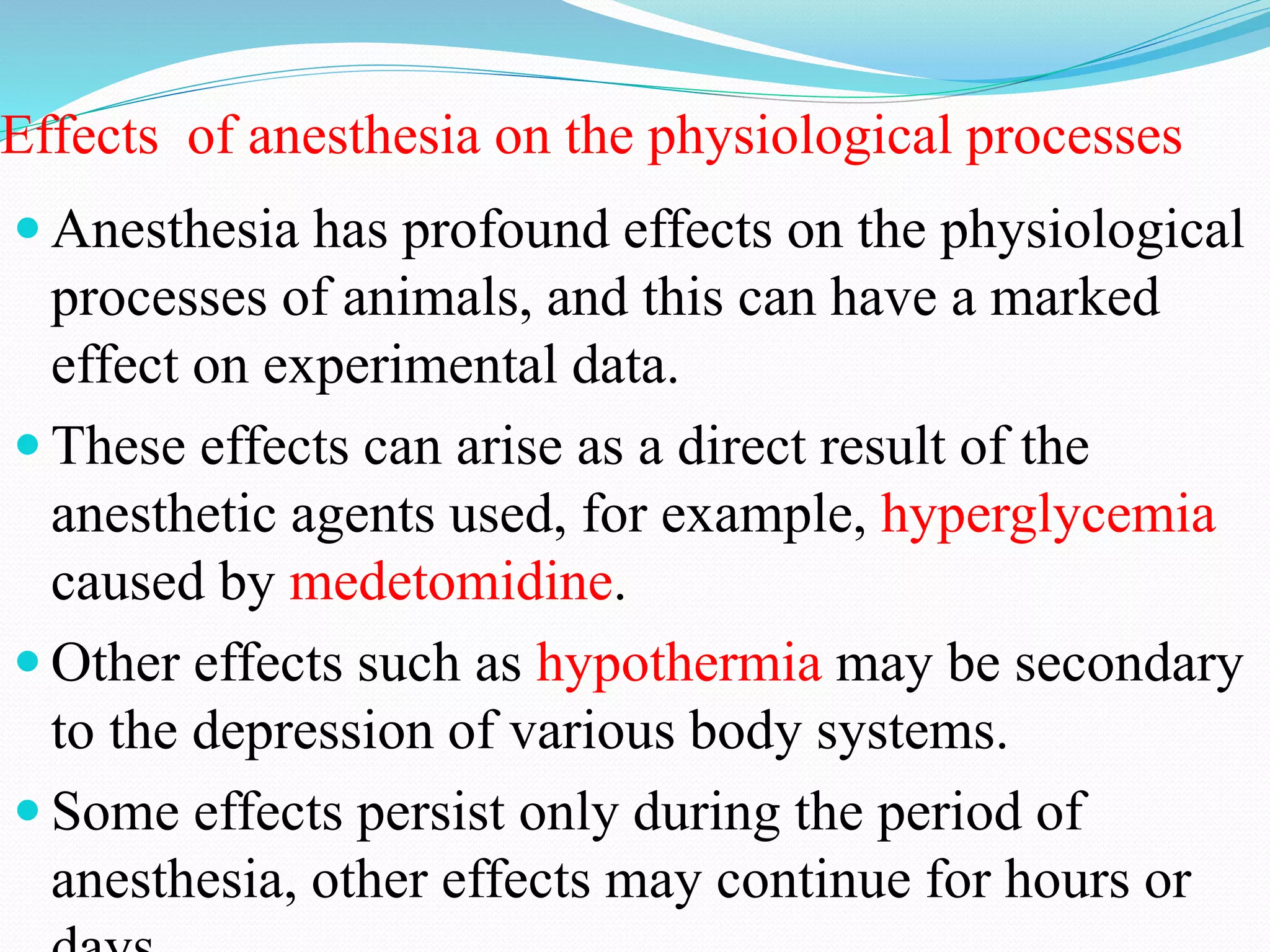 Lab animals anesthesia | PPTX