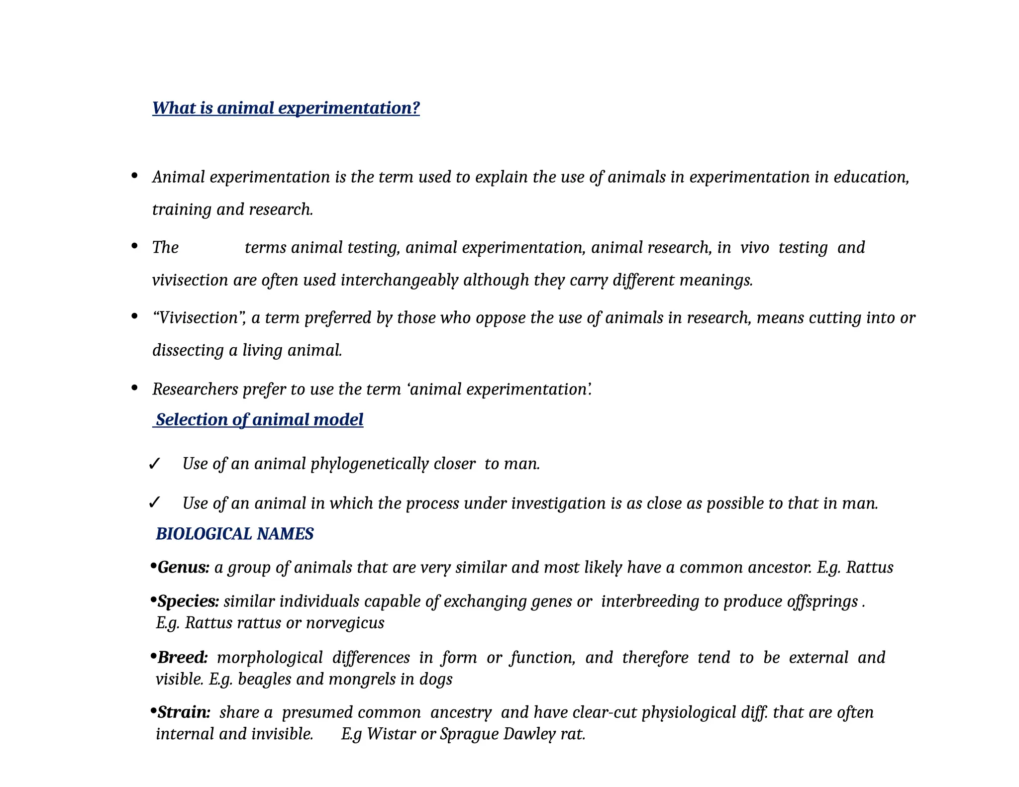 Common Laboratory Animals Used in Pharmacology by TOQIR AHMED | PPTX